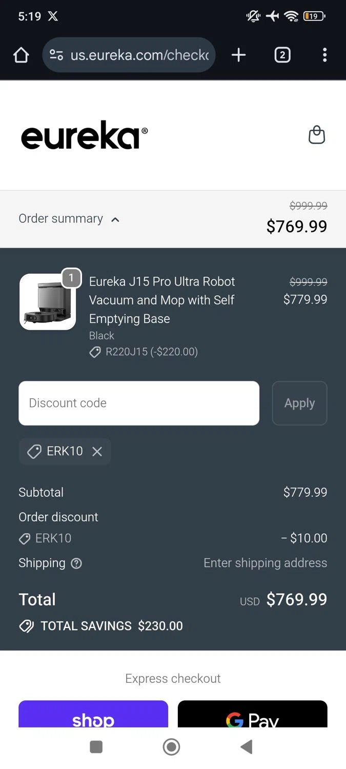 Eureka Promo Codes - 10% Off (11 Verified) Jan 2026