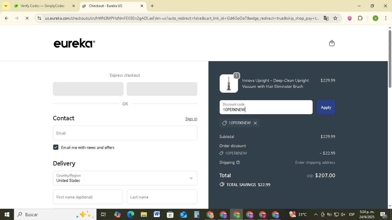 Eureka Promo Codes - 10% Off (11 Verified) Jan 2026
