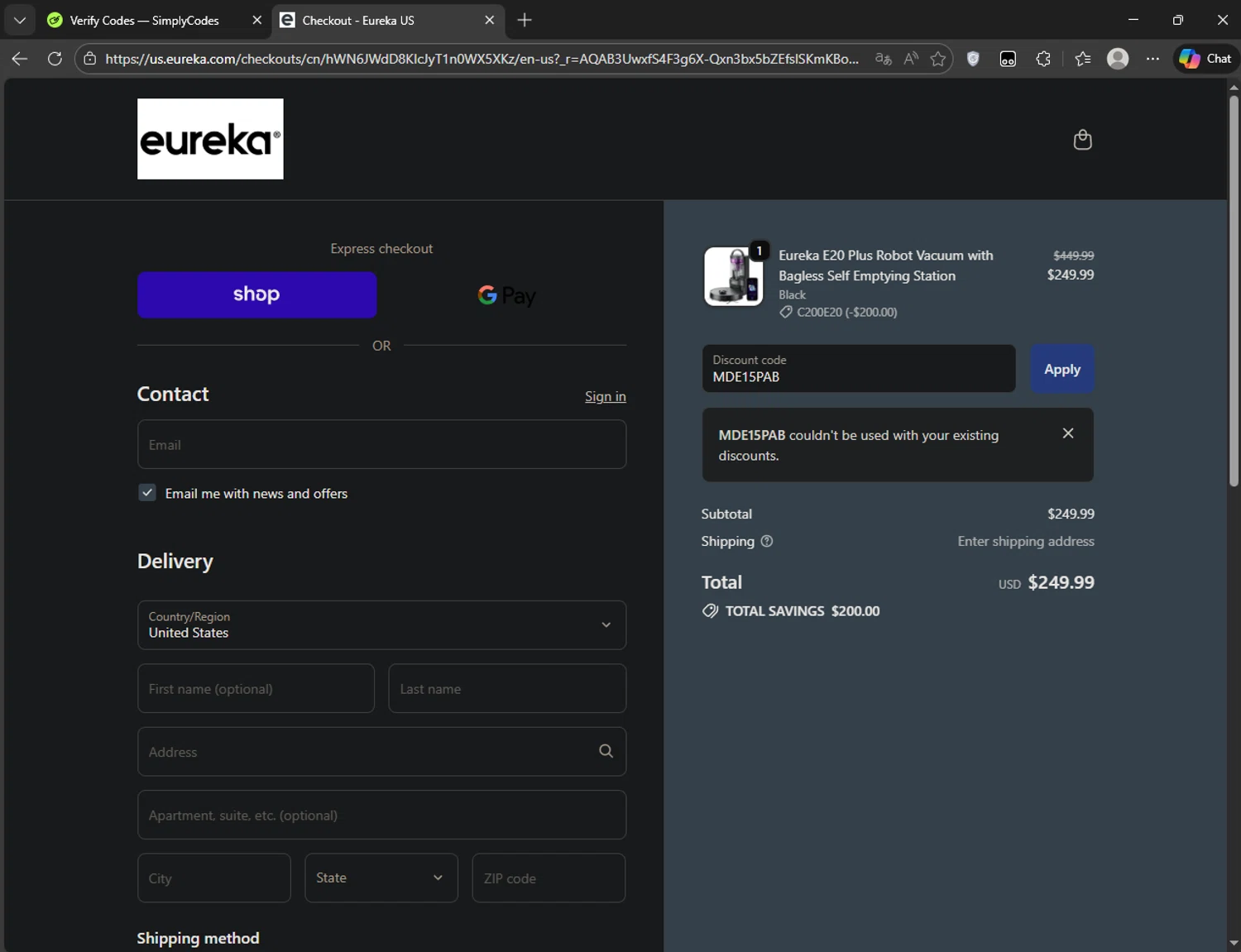 Eureka Promo Codes - 10% Off (11 Verified) Jan 2026