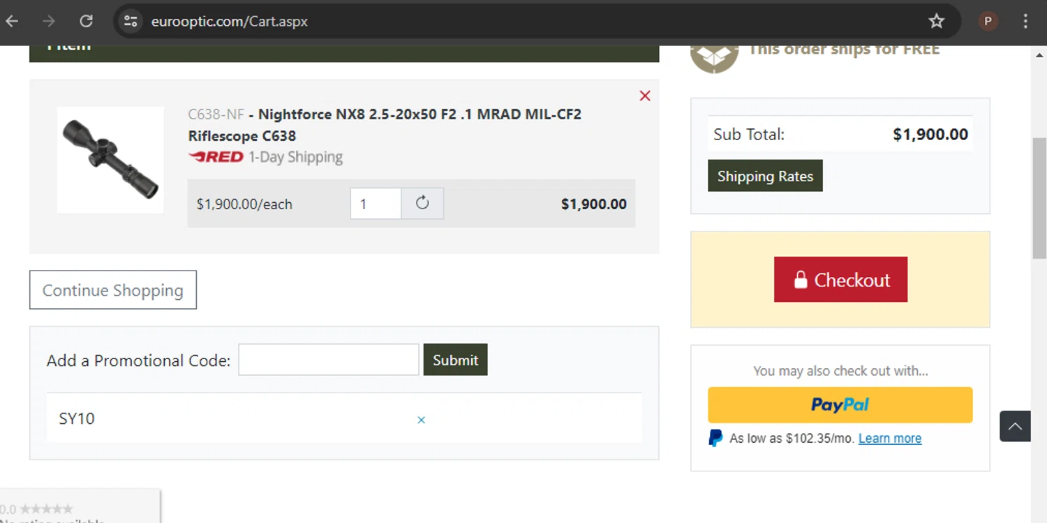 EuroOptic.com Promo Codes - 15% Off Coupons in August 2024 | SimplyCodes