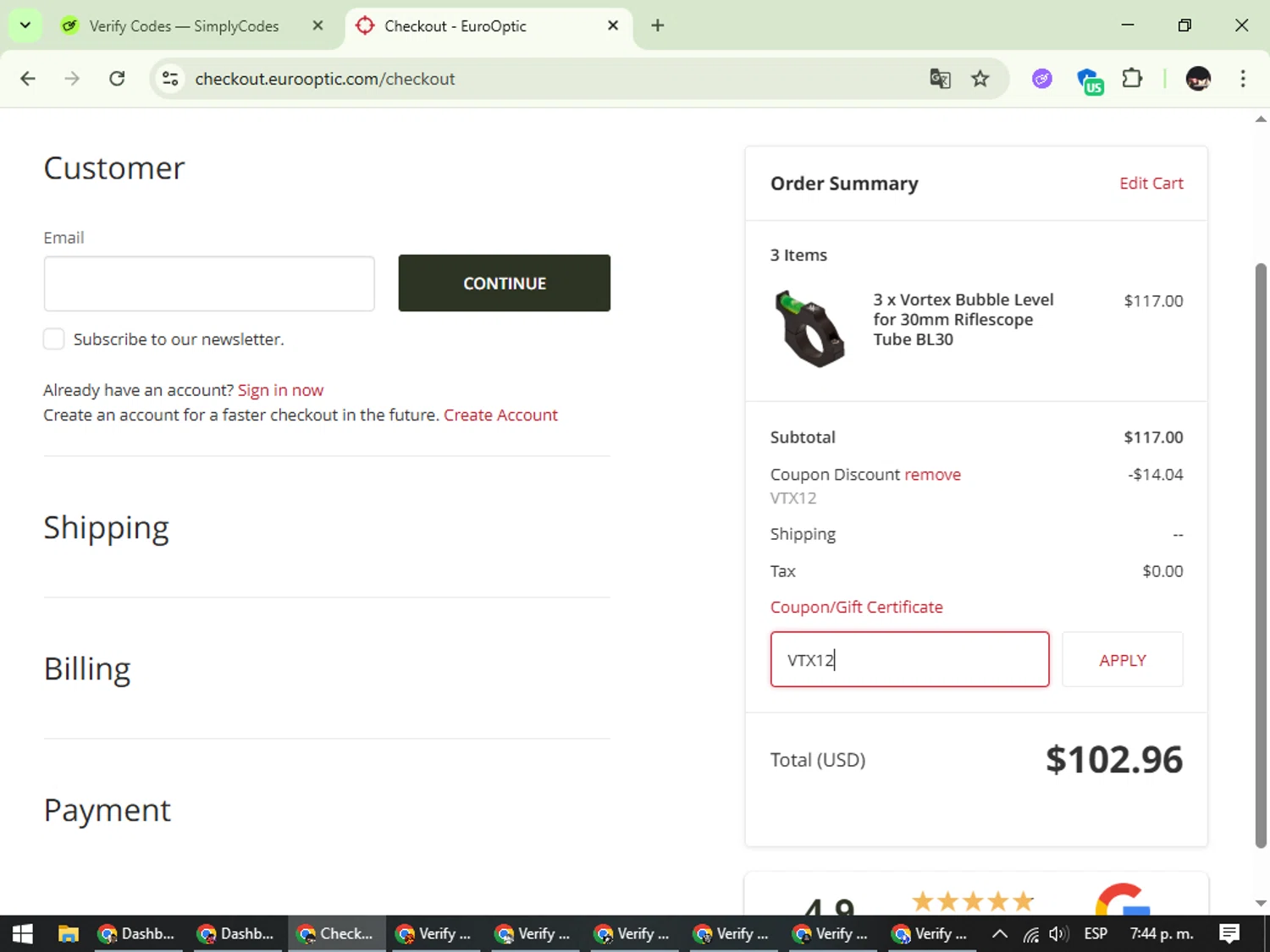 EuroOptic.com Promo Codes (5 Verified) - 10% Off Sep 2025