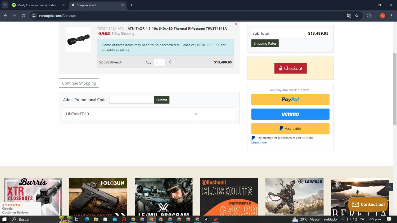 EuroOptic.com Promo Codes - 15% Off | September 2024