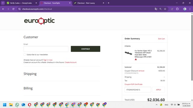 EuroOptic.com Promo Codes (5 Verified) - 10% Off Aug 2025