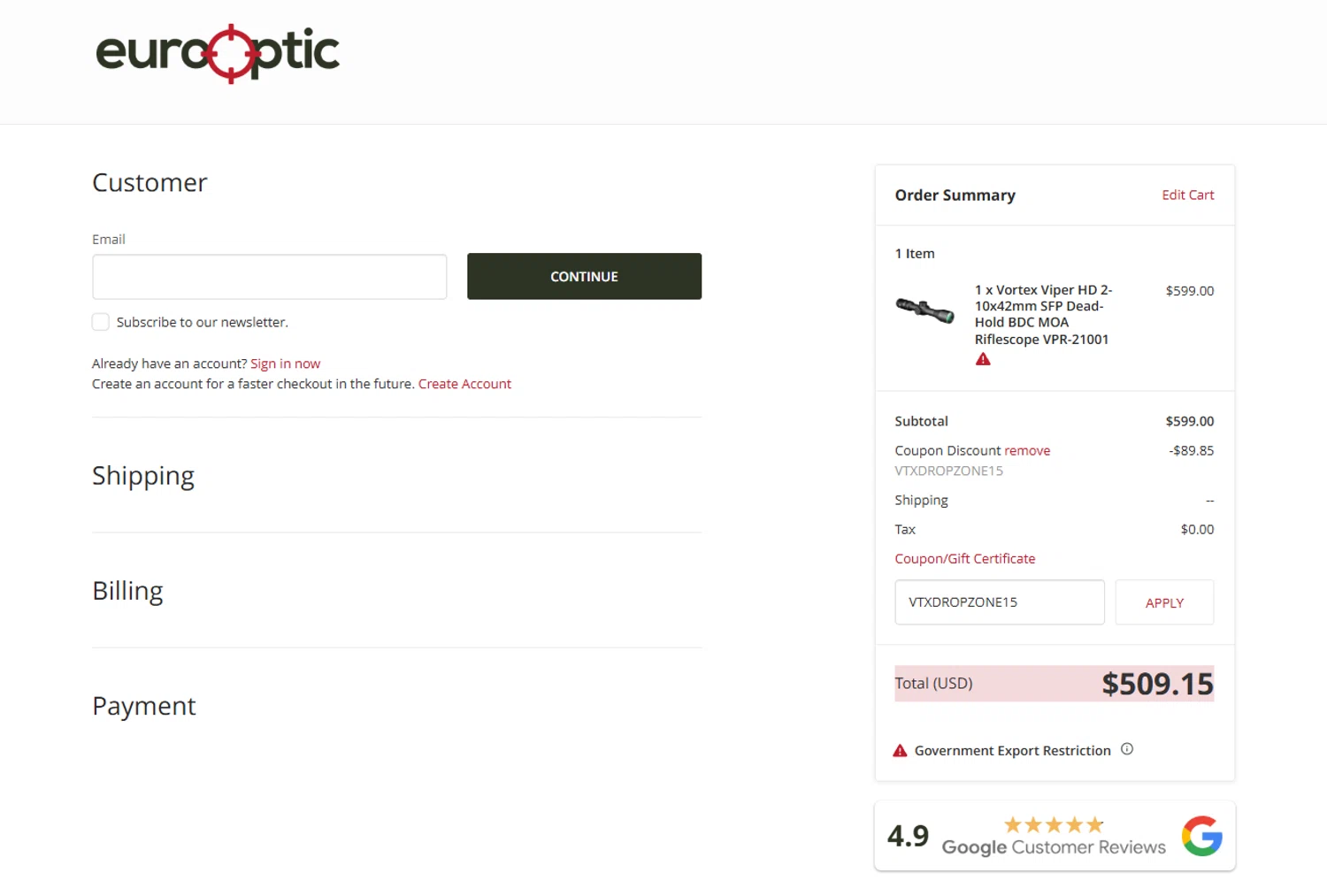 EuroOptic.com Promo Codes - 20% Off (4 Verified) Dec 2025