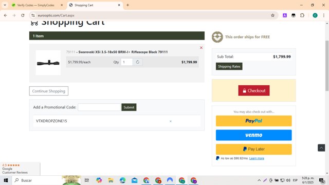 EuroOptic.com Promo Codes (9 Verified) - 15% Off Jan 2025