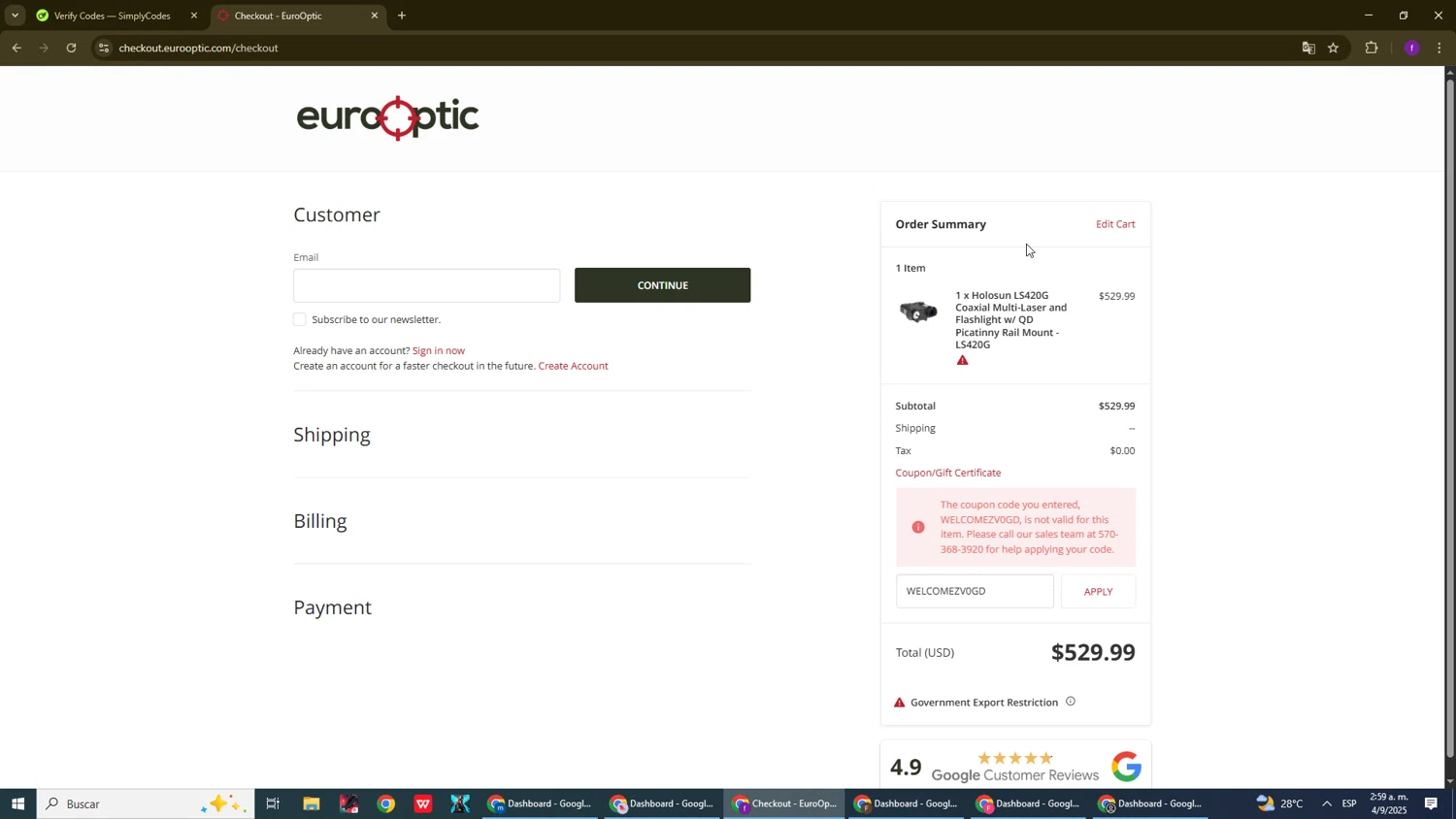 EuroOptic.com Promo Codes (5 Verified) - 10% Off Sep 2025