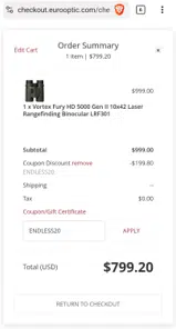 EuroOptic.com Promo Codes - $20 Off (+3 Codes) Jun 2026
