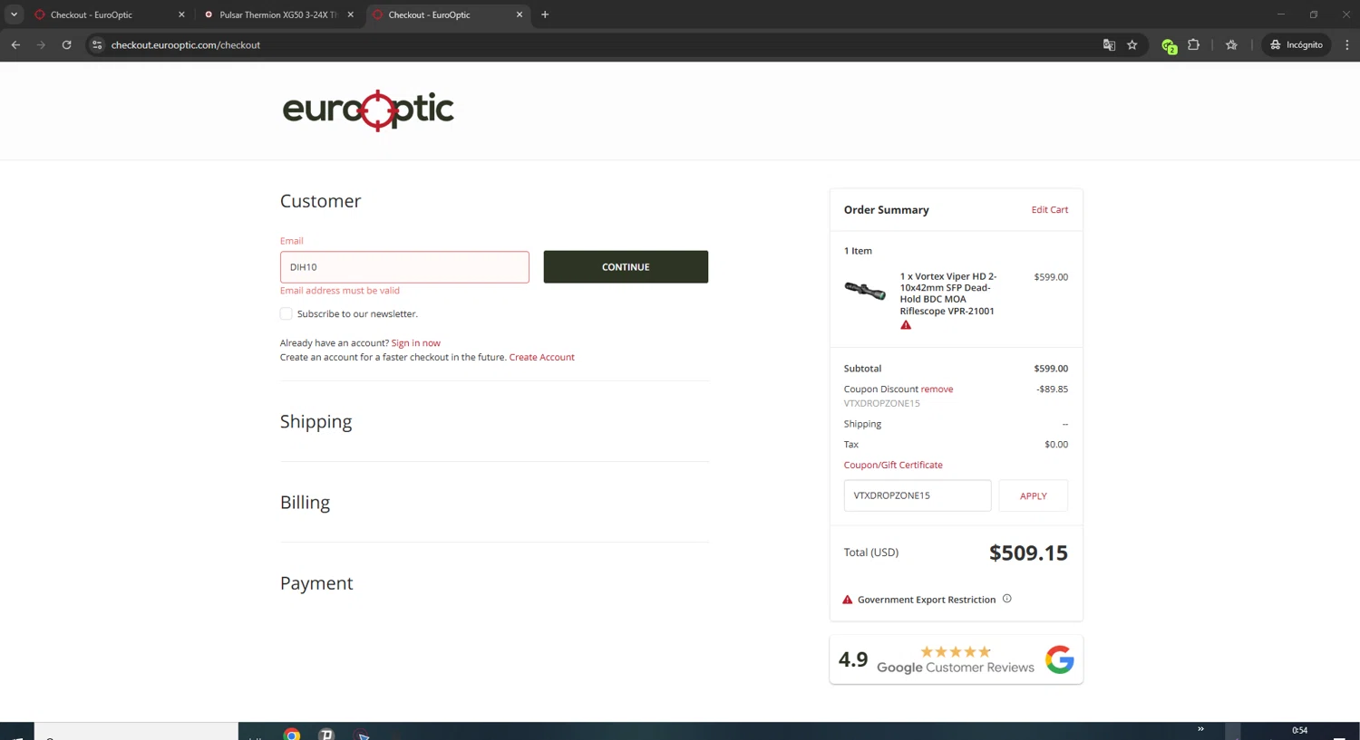 EuroOptic.com Promo Codes (5 Verified) - 10% Off Sep 2025