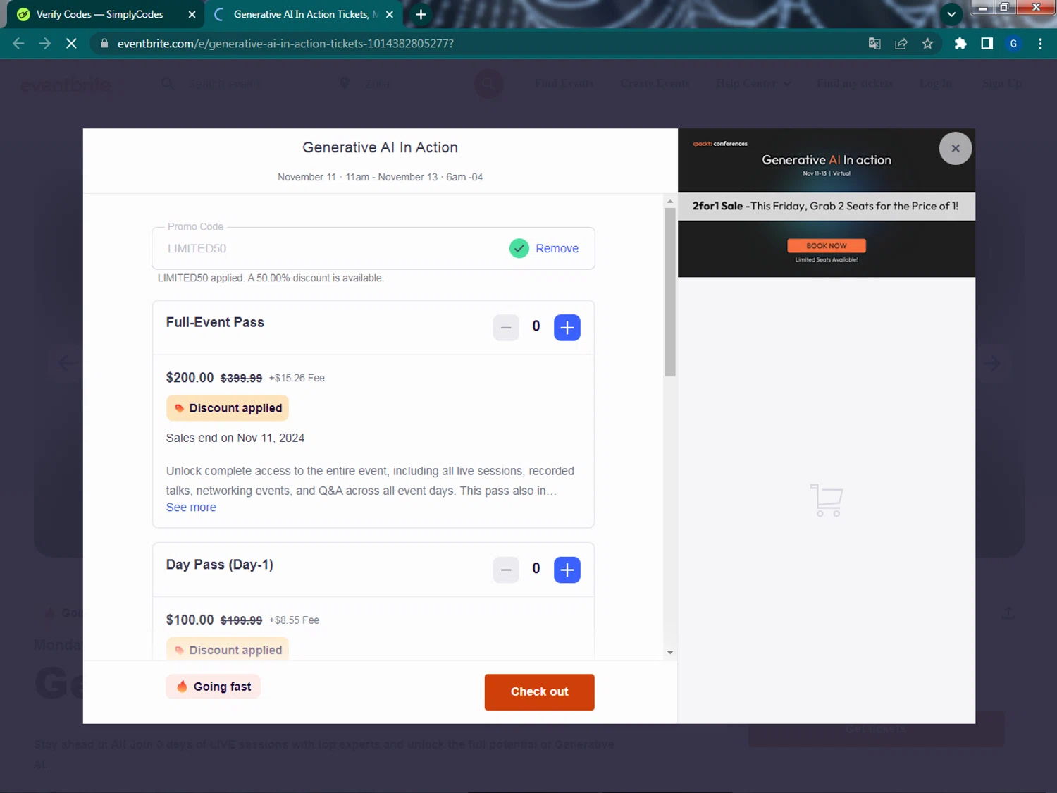 Eventbrite Promo Codes & Black Friday 2024 Deals - 99% Off