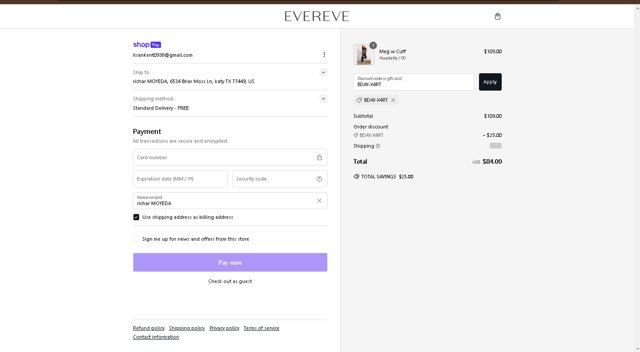 Evereve Promo Codes - 80% Off Discount Aug 2025
