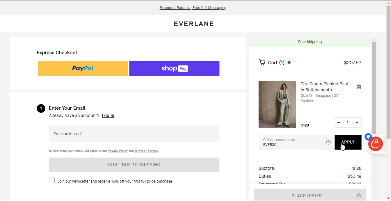 Everlane Promo Codes - 15% Off | August 2024
