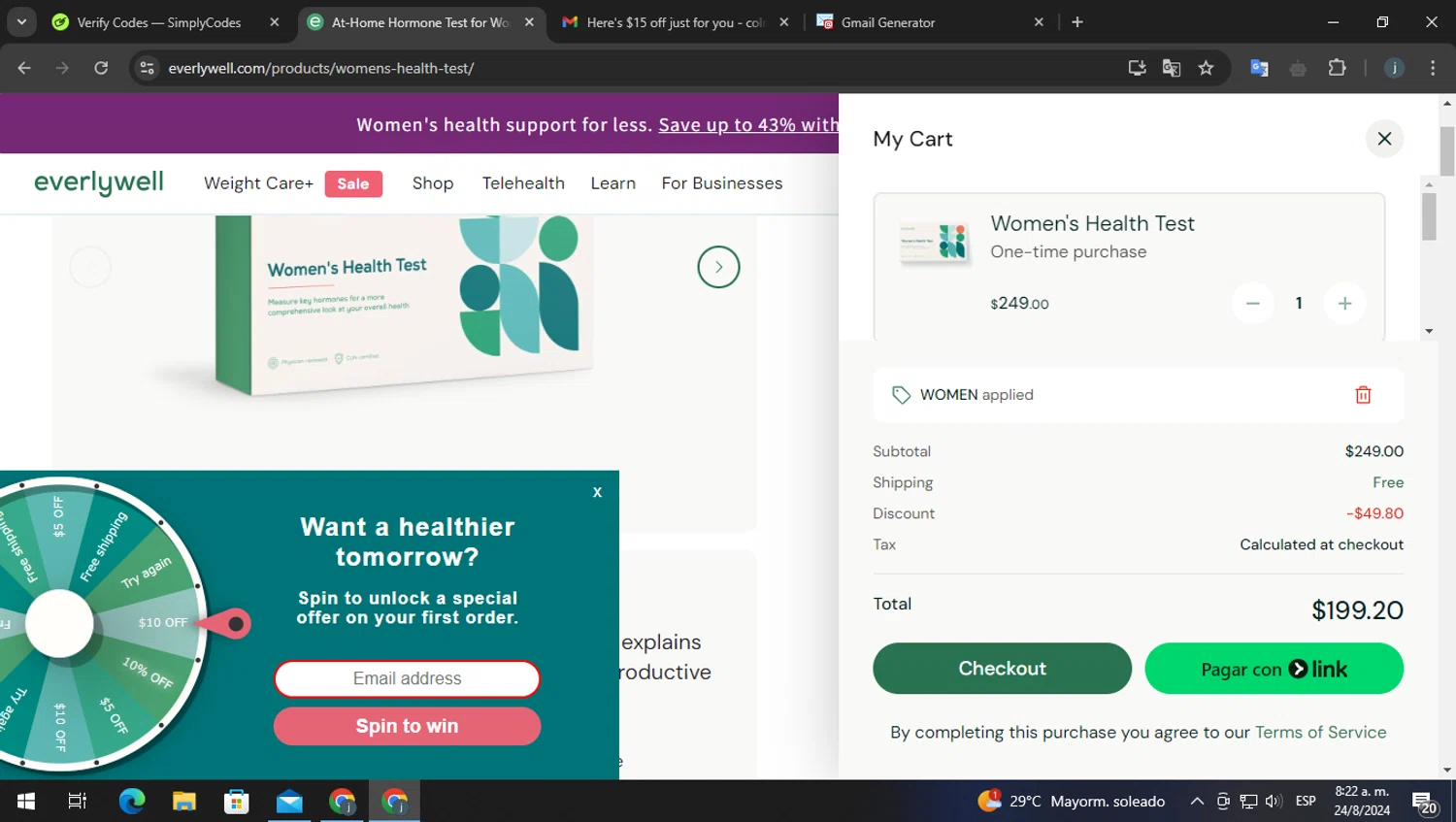 Everlywell Promo Codes - 98% Off | September 2024