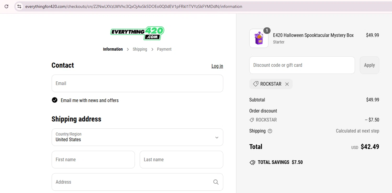 Everything For 420 Promo Code (22 Verified) - 15% Off Sep 2025