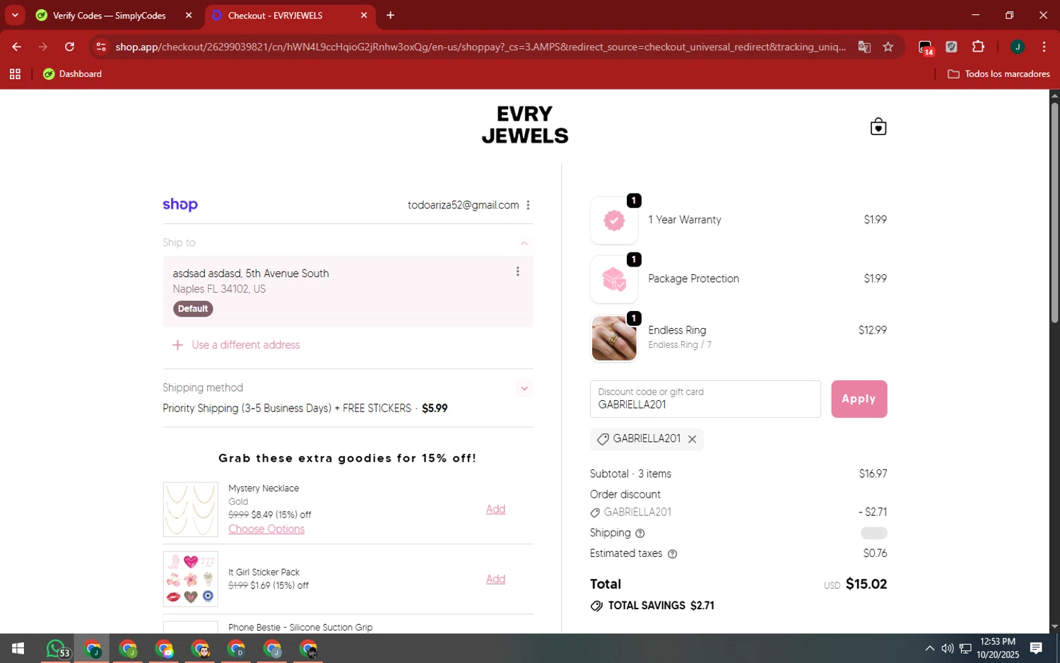 Evry Jewels Promo Codes (479 Verified) - 25% Off Oct 2025