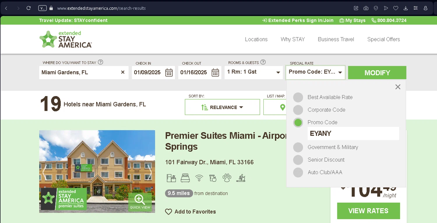 Extended Stay America Promo Codes - 52% Off | January 2025