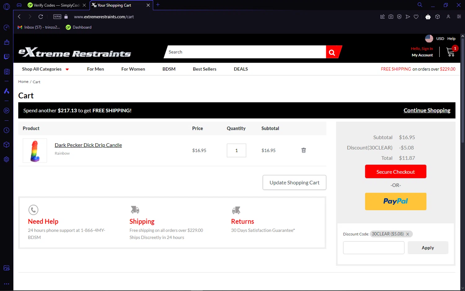 Extreme Restraints Coupon Codes - 10% Off | December 2024