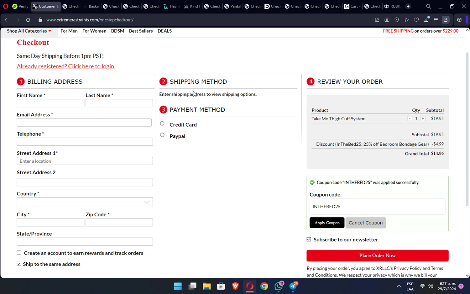 Extreme Restraints Coupon Codes - 25% Off | August 2024