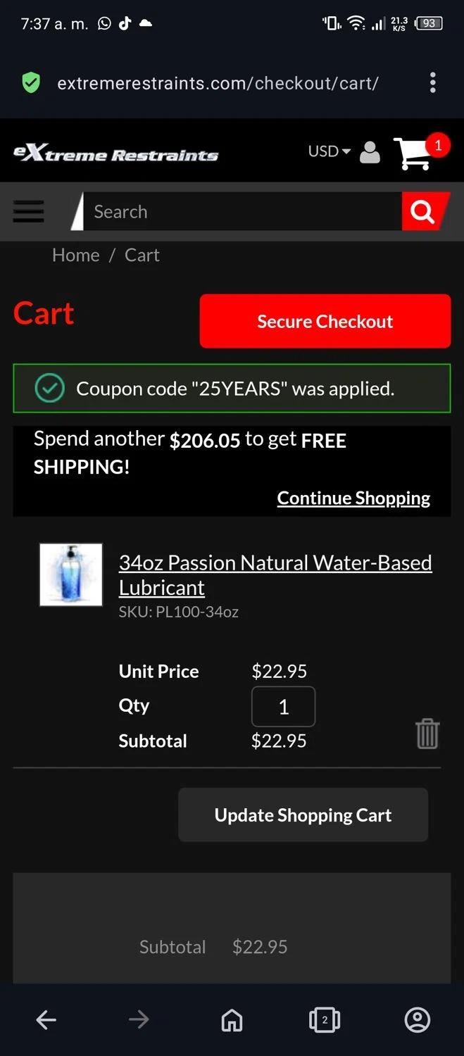 Extreme Restraints Coupon Codes - 25% Off | September 2024