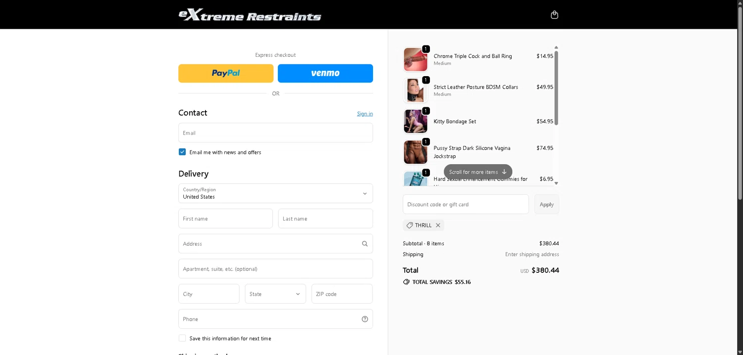 Extreme Restraints Promo Code - 10% Off Jan 2026