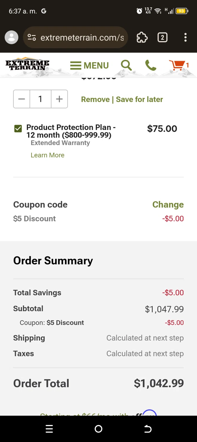 Extreme Terrain Coupons & Black Friday 2024 Deals - $5 Off