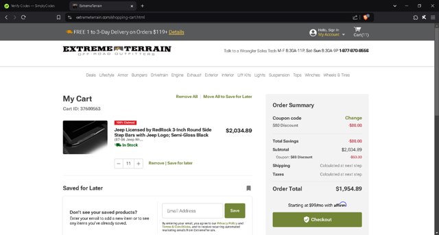 Extreme Terrain Coupons & Cyber Monday 2024 Deals - $25 Off