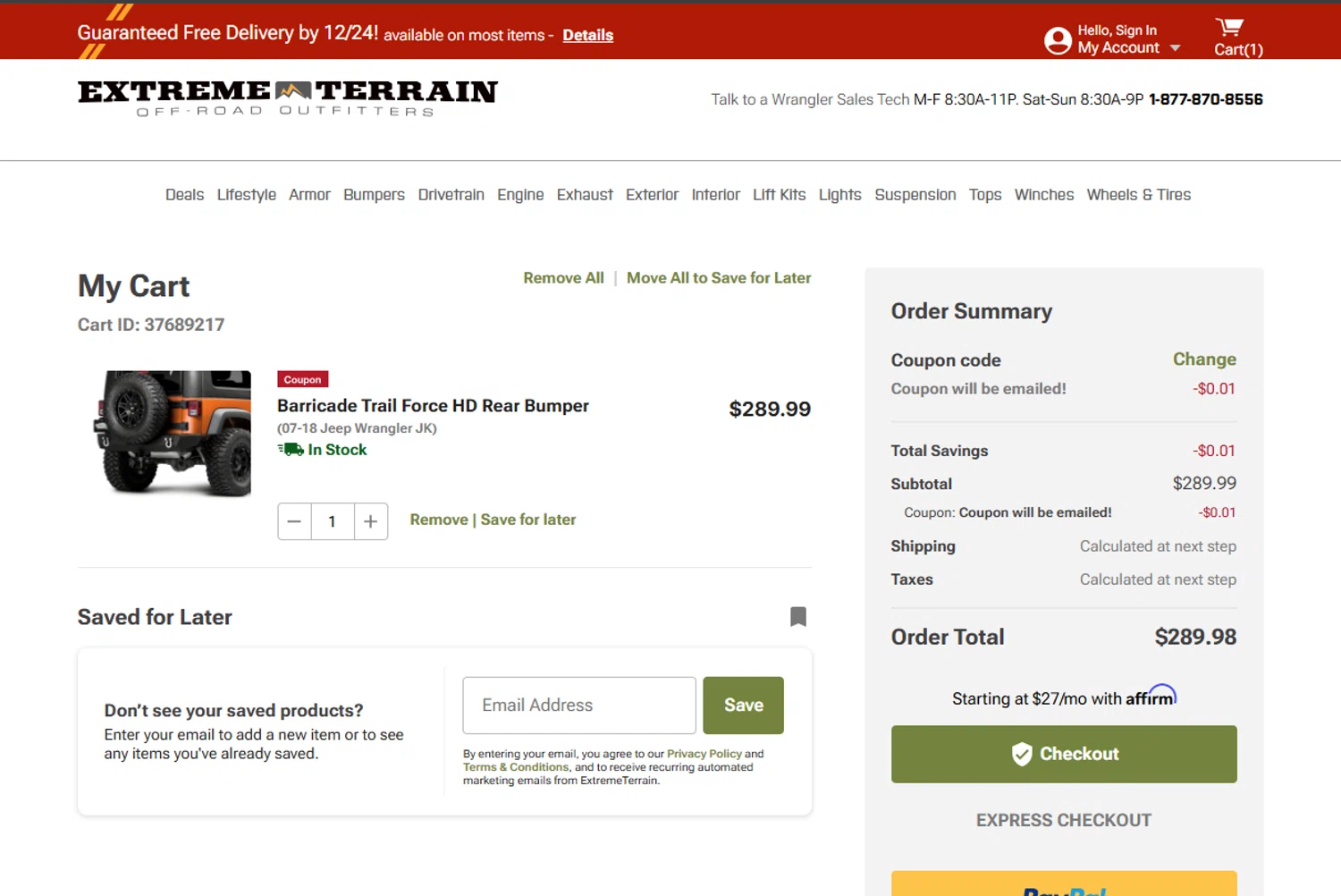 Extreme Terrain Coupons - $60 Off | December 2024