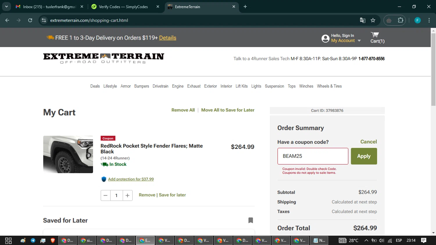 Extreme Terrain Coupon Codes (3 Verified) - $5 Off Jan 2025
