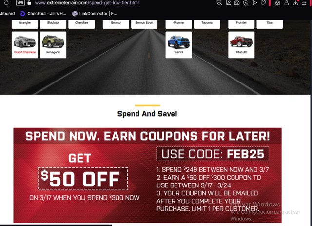 Extreme Terrain Coupon Codes (7 Verified) - 50% Off Feb 2025