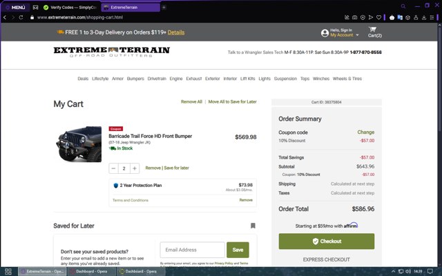Extreme Terrain Coupon Codes (4 Verified) - $50 Off Apr 2025