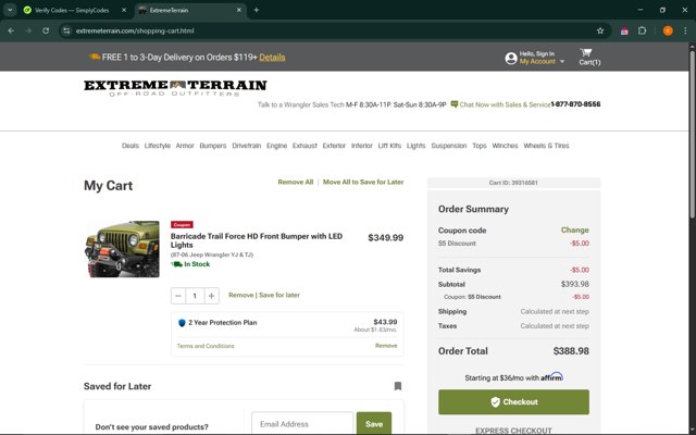 Extreme Terrain Promo Codes (5 Verified) - $5 Off Jun 2025