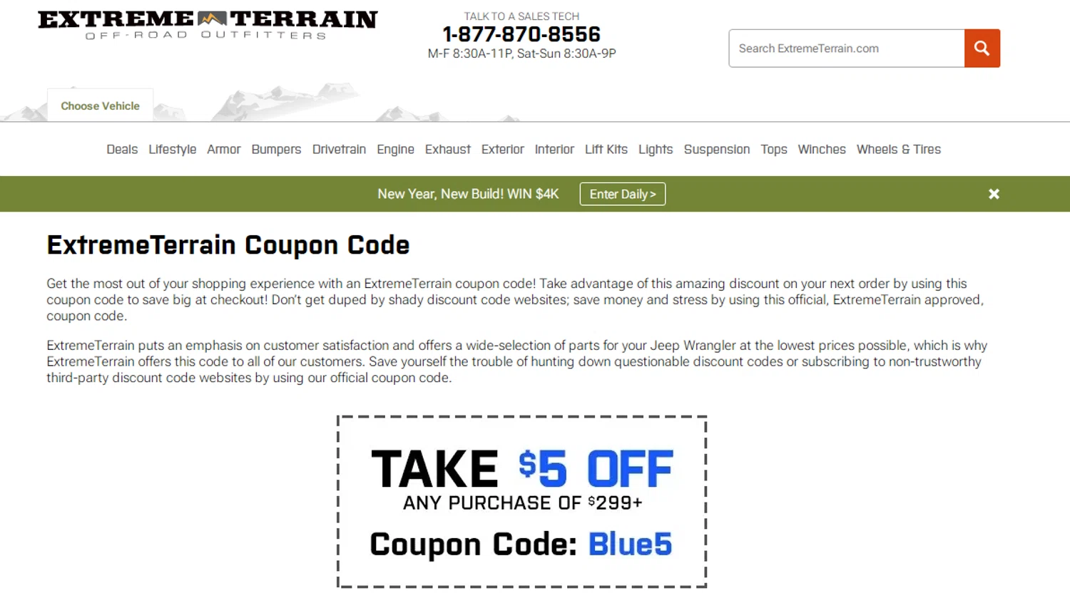 Extreme Terrain Coupons - $15 Off | January 2025
