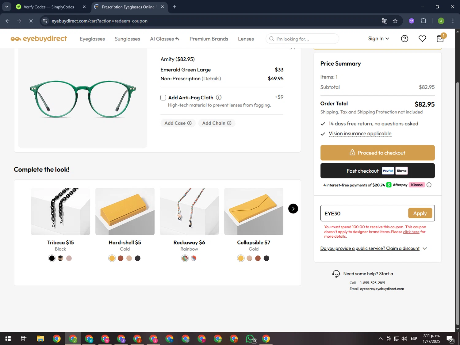 EyeBuyDirect Promo Codes - $45 Off (45 Verified) Dec 2025