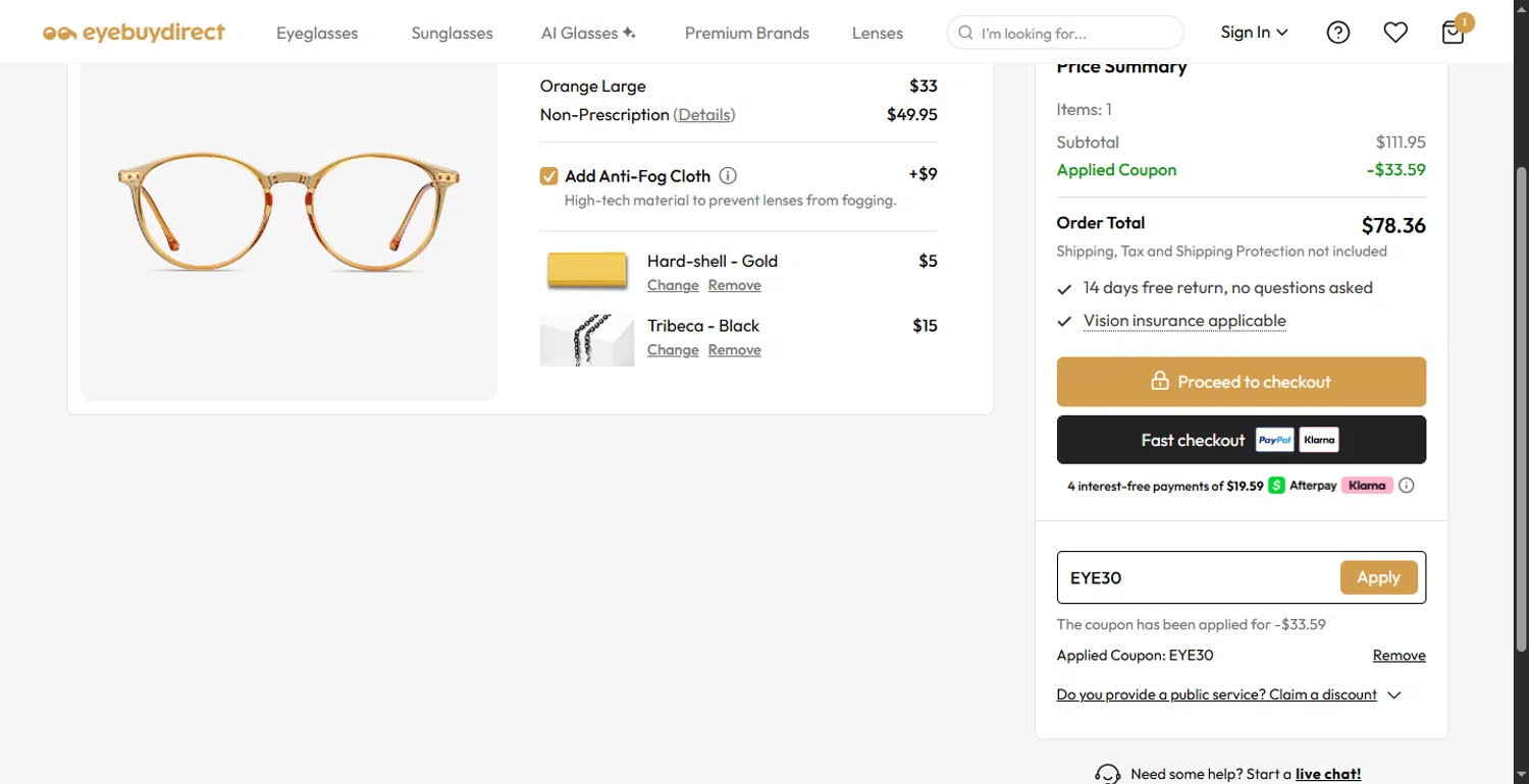 EyeBuyDirect Promo Codes - $45 Off (45 Verified) Dec 2025