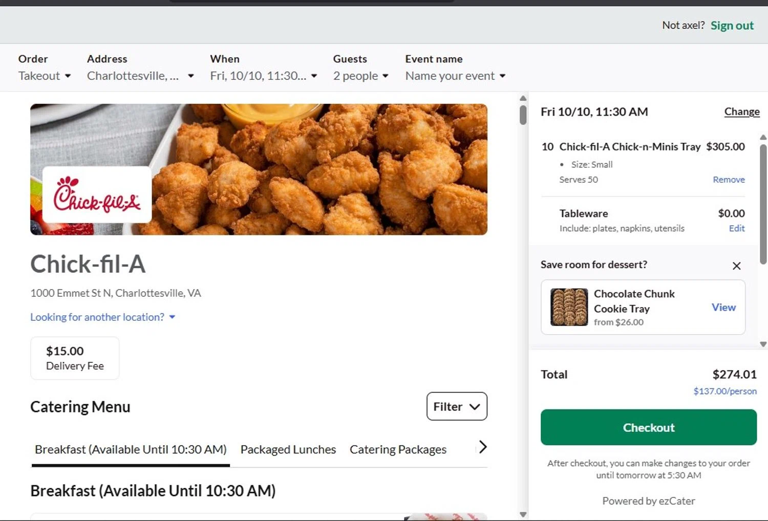 ezCater Promo Codes - 10% Off (2 Verified) Dec 2025