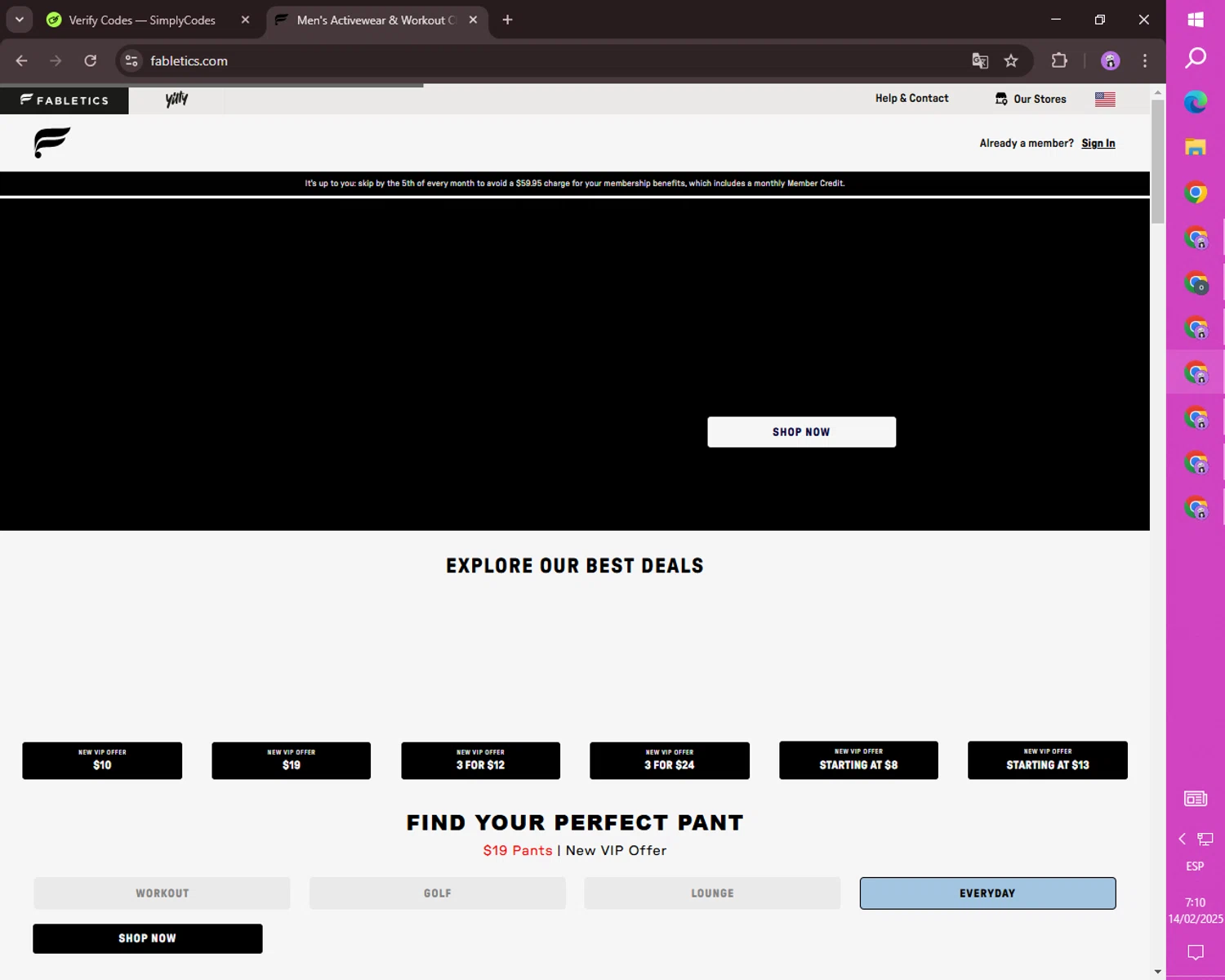 Fabletics Promo Codes (3 Verified) - 5% Off w/Code Jun 2025