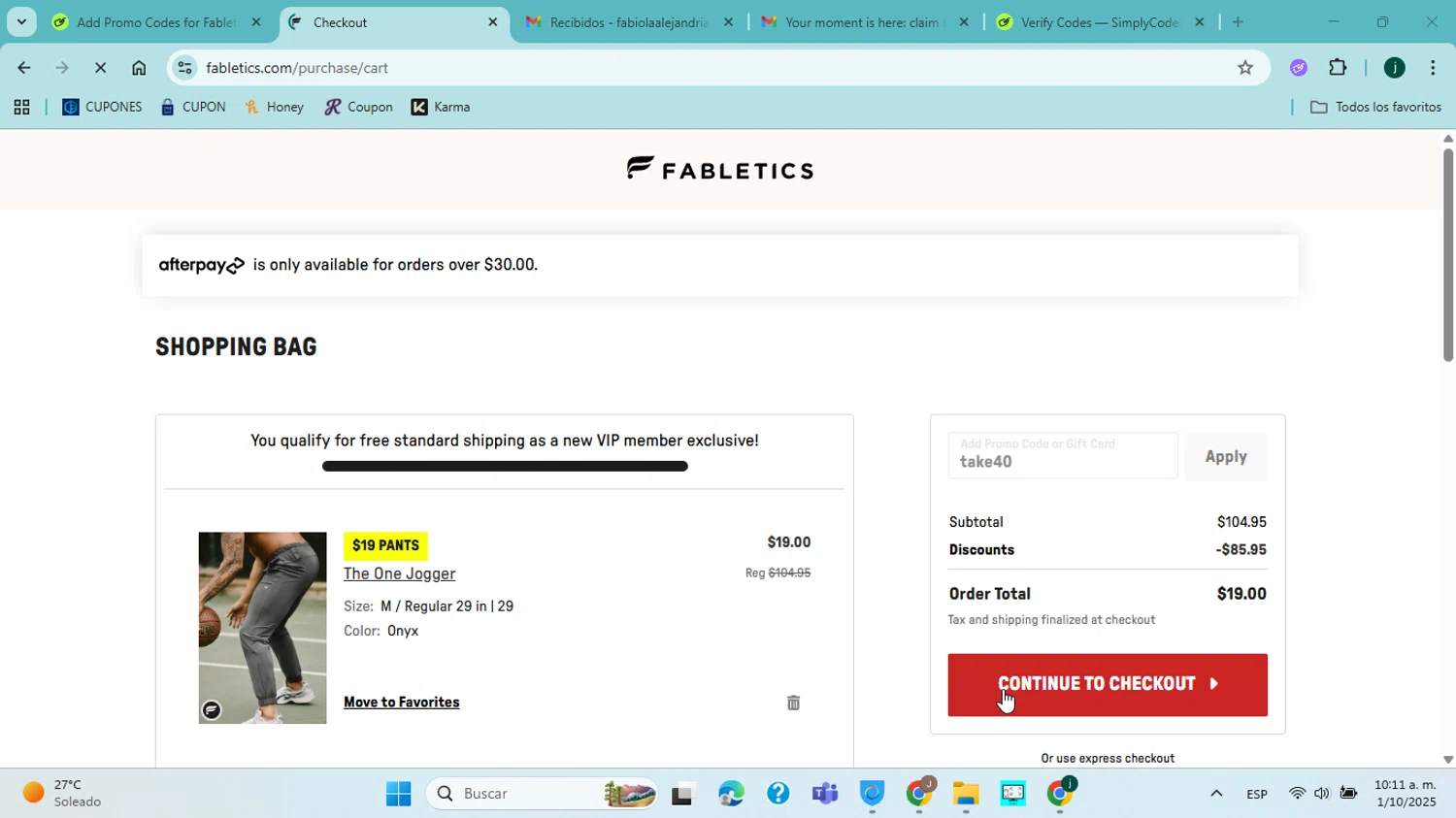 Fabletics Promo Codes (3 Verified) - 80% Off w/Code Oct 2025