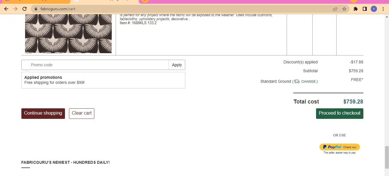 Fabric Guru Promo Codes - 15% Off | September 2024