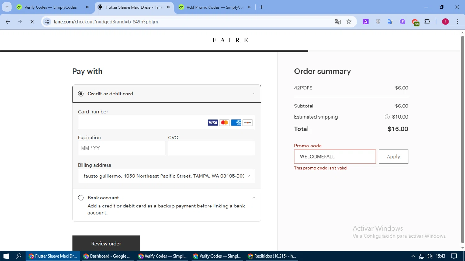 Faire Promo Codes (2 Verified) - 10% Off w/Code Aug 2025