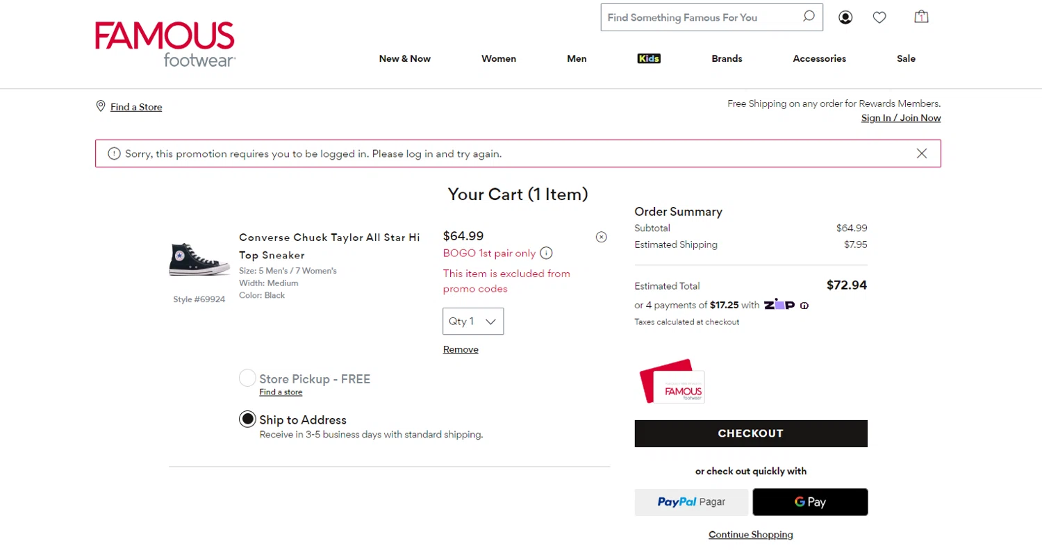 Famous Footwear Coupons - $15 Off Promo Codes in August 2024 | SimplyCodes