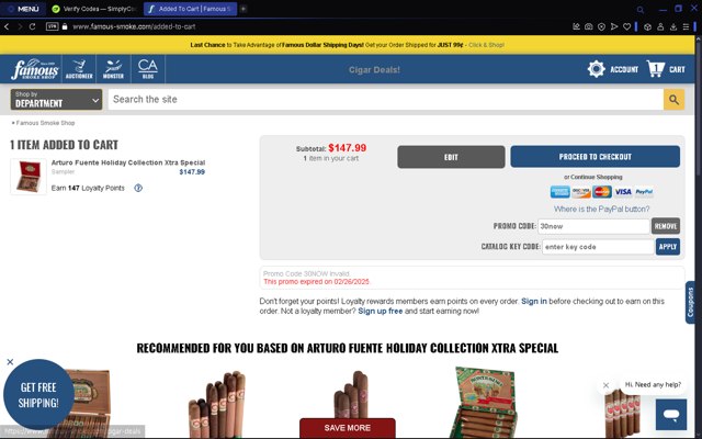 Famous Smoke Shop Promo Code (28 Verified) - $25 Off Mar 2025