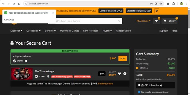 Fanatical Discount Codes (7 Verified) - 15% Off Mar 2025