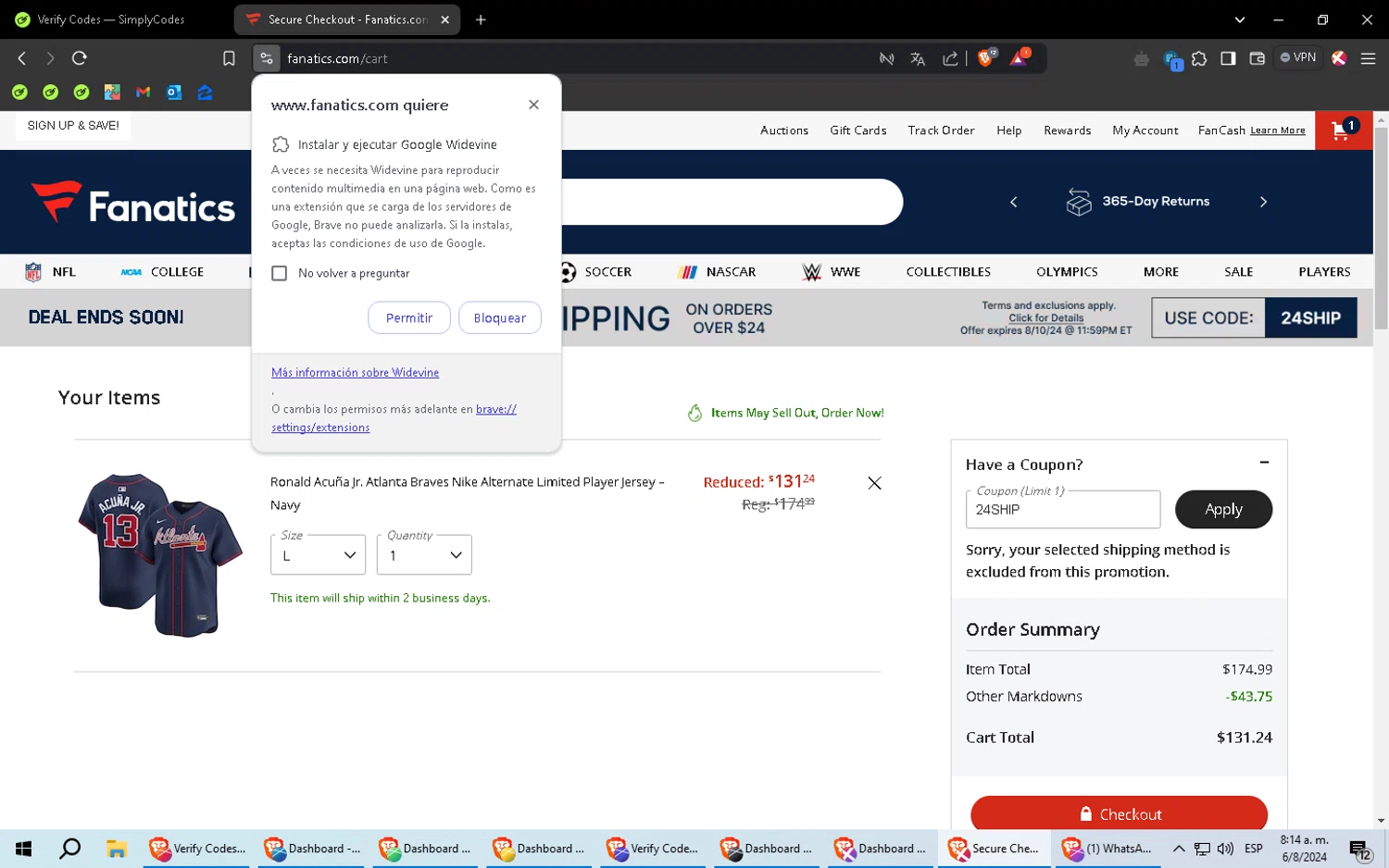 Fanatics Coupons - 10% Off Coupon Codes in August 2024 | SimplyCodes