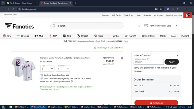 Fanatics Coupon Codes (9 Verified) - 25% Off w/Code May 2025