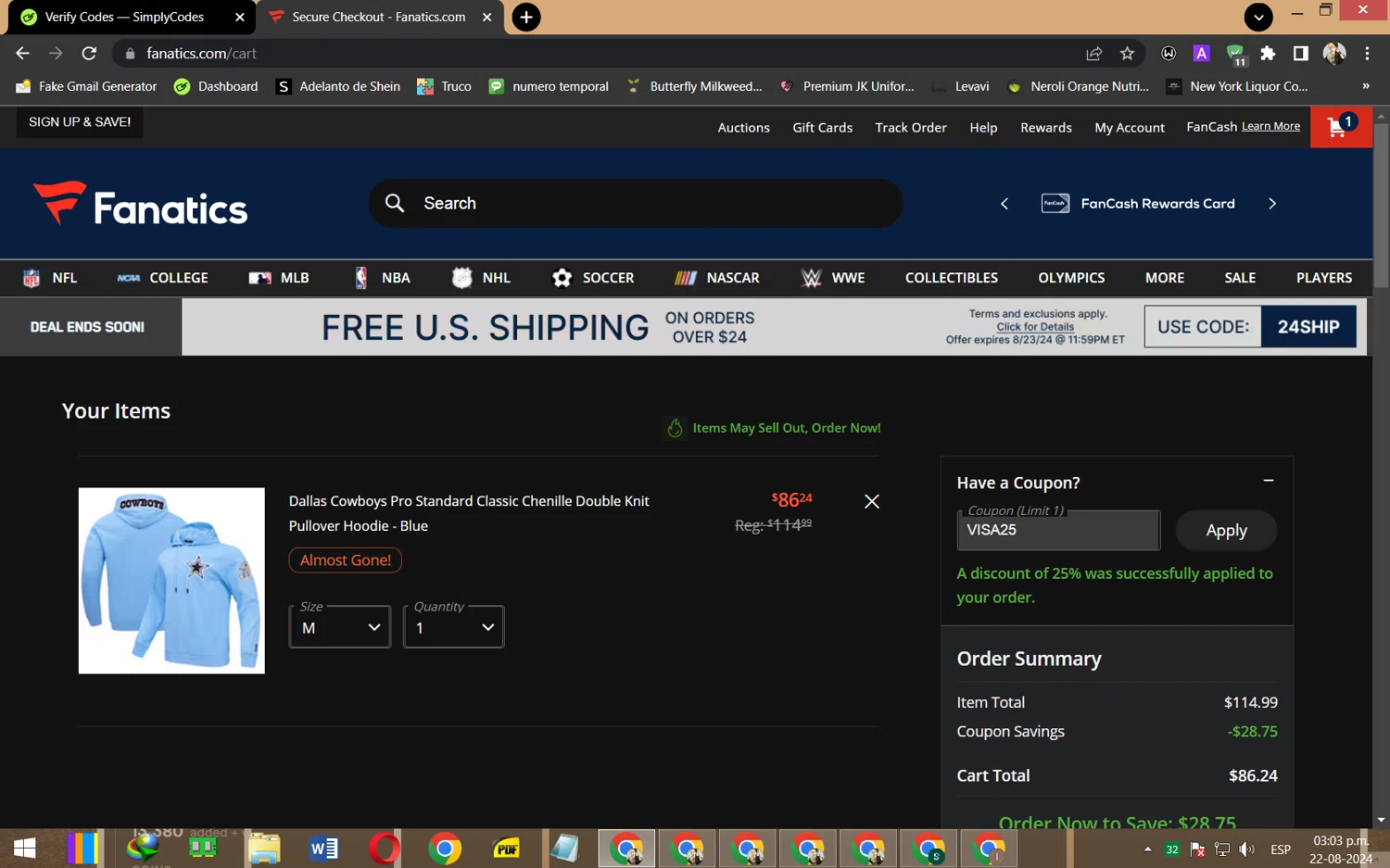 Fanatics Coupons - 10% Off | September 2024