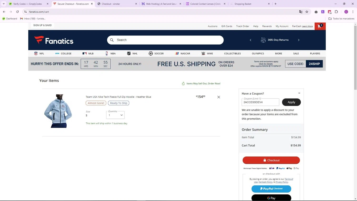 Fanatics Coupons - 10% Off Coupon Codes in August 2024 | SimplyCodes