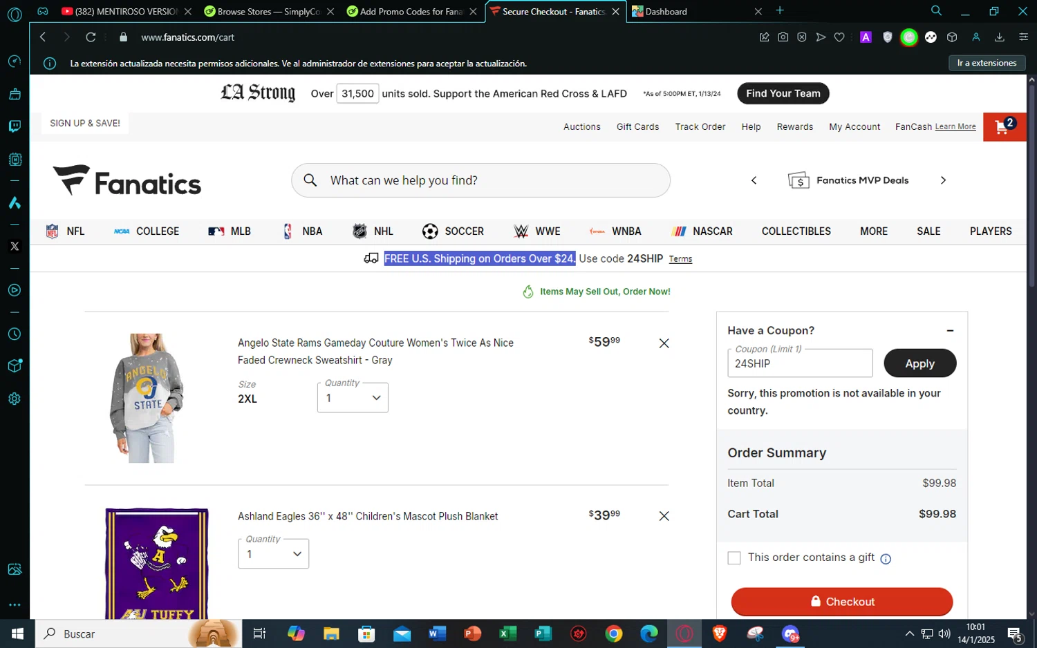 Fanatics Coupons - 25% Off | January 2025