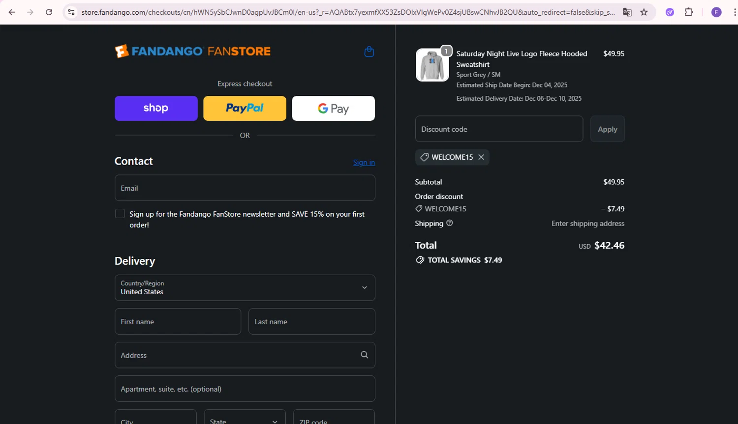 Fandango Promo Codes - 15% Off (5 Verified) Dec 2025