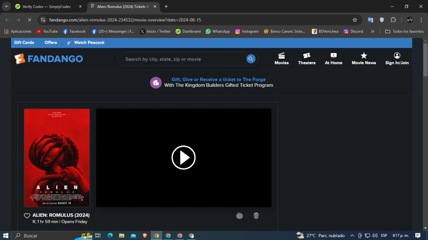 Fandango Promo Codes - 15% Off | September 2024
