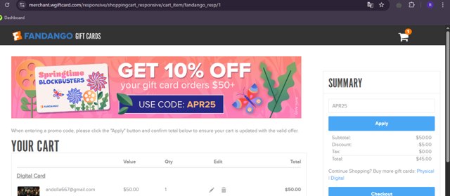 Fandango Promo Codes - 10% Off Coupons May 2025