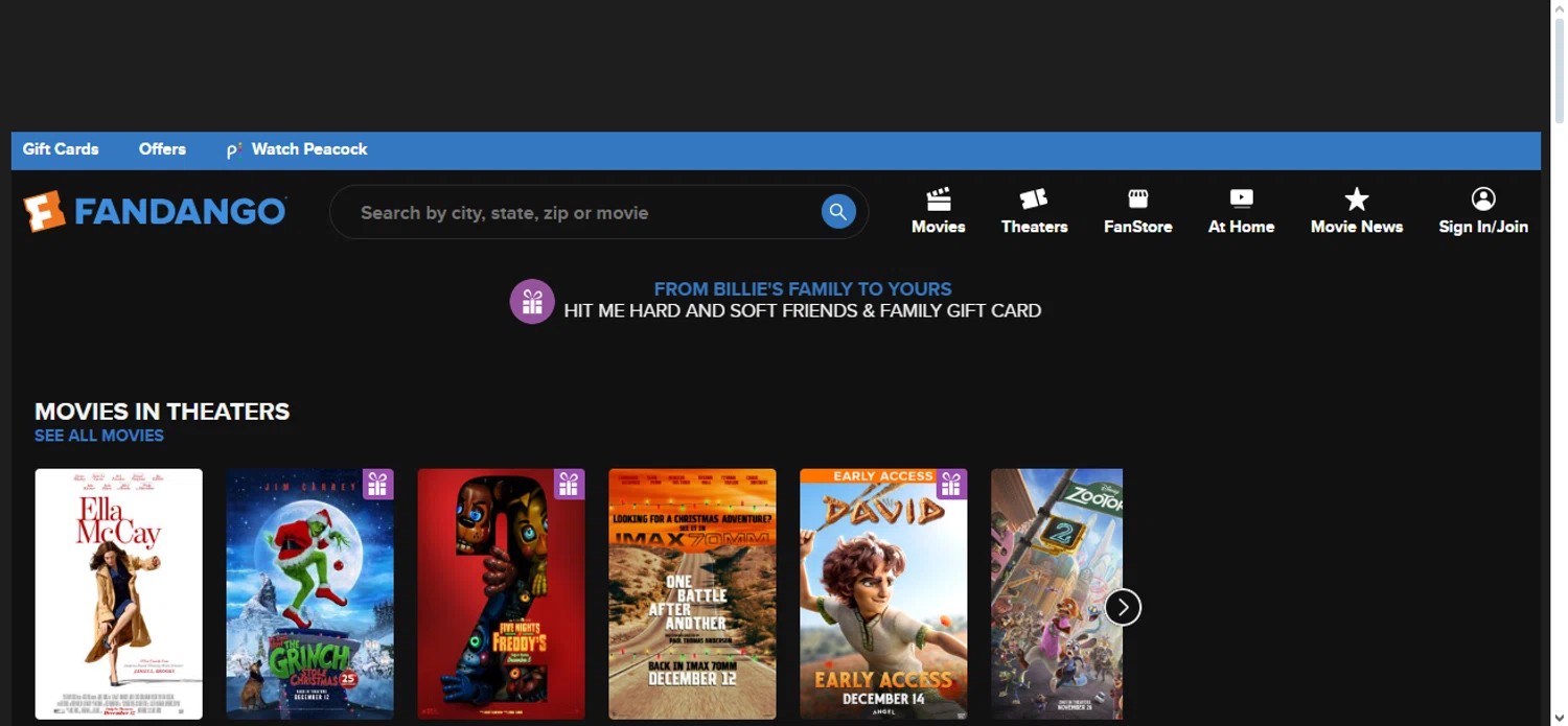 Fandango Promo Codes - 15% Off (4 Verified) Dec 2025